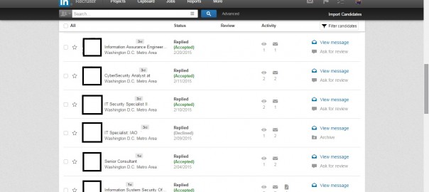 LinkedIn Recruiter: How To Filter Candidates In Projects | Online Sales ...