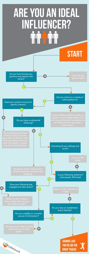 Are You An Ideal Influencer? [Infographic] | Online Sales Guide Tips