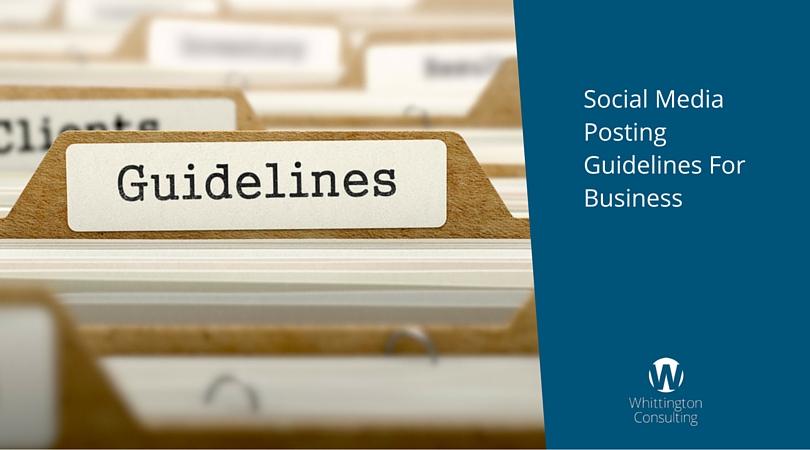 Social Media Posting Guidelines For Business | Online Sales Guide Tips