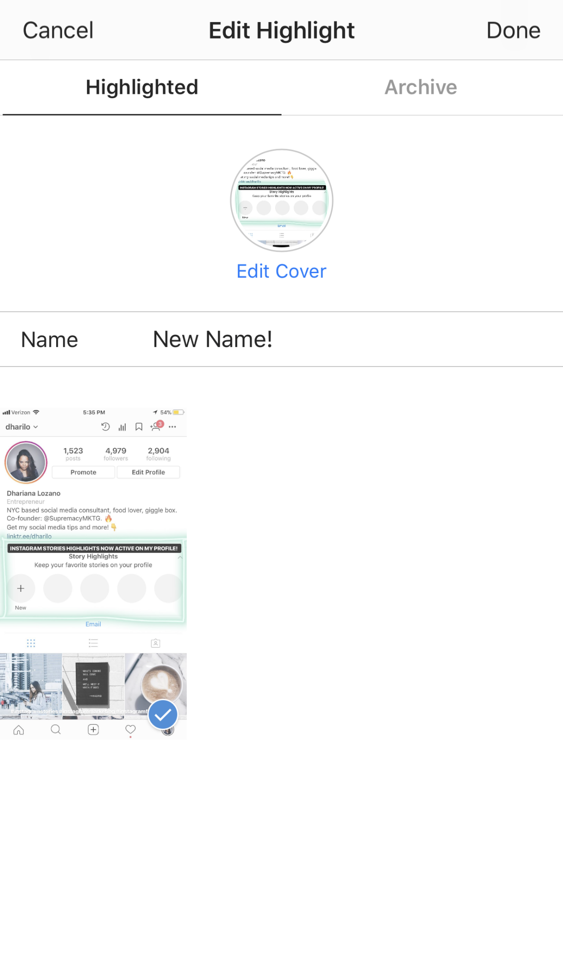 7 Easy Ways Use Instagram Stories Highlights For Your Brand | Online ...